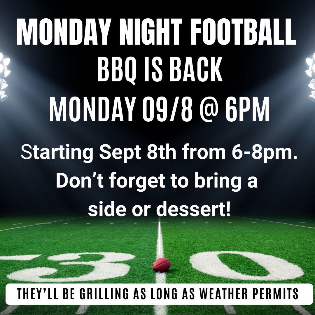 Monday Night Football BBQ – GAC